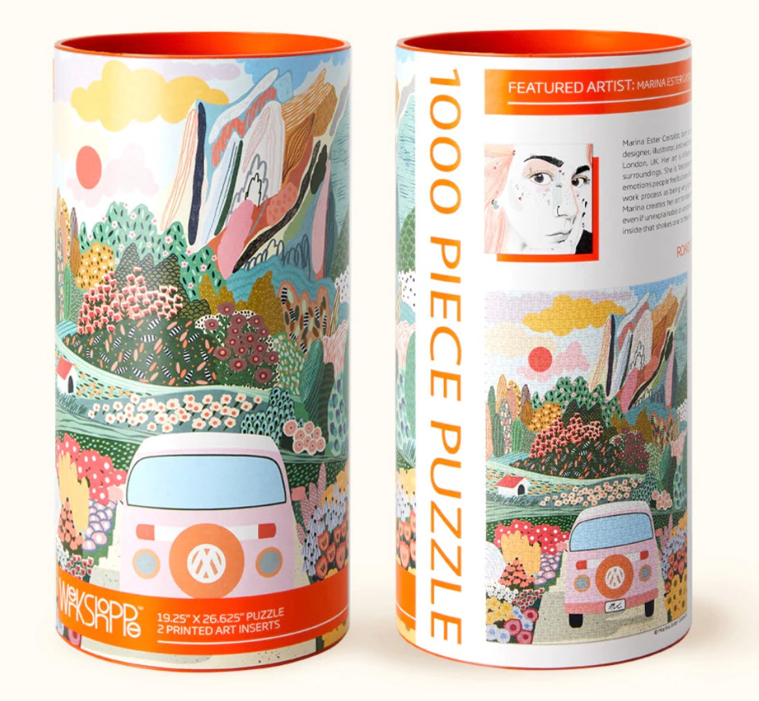 Artwork 1,000 Piece Cylinder Puzzles – buds 'n bloom design studio