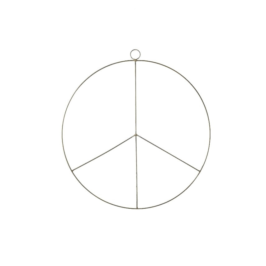 Gold Metal Peace Signs – buds 'n bloom design studio