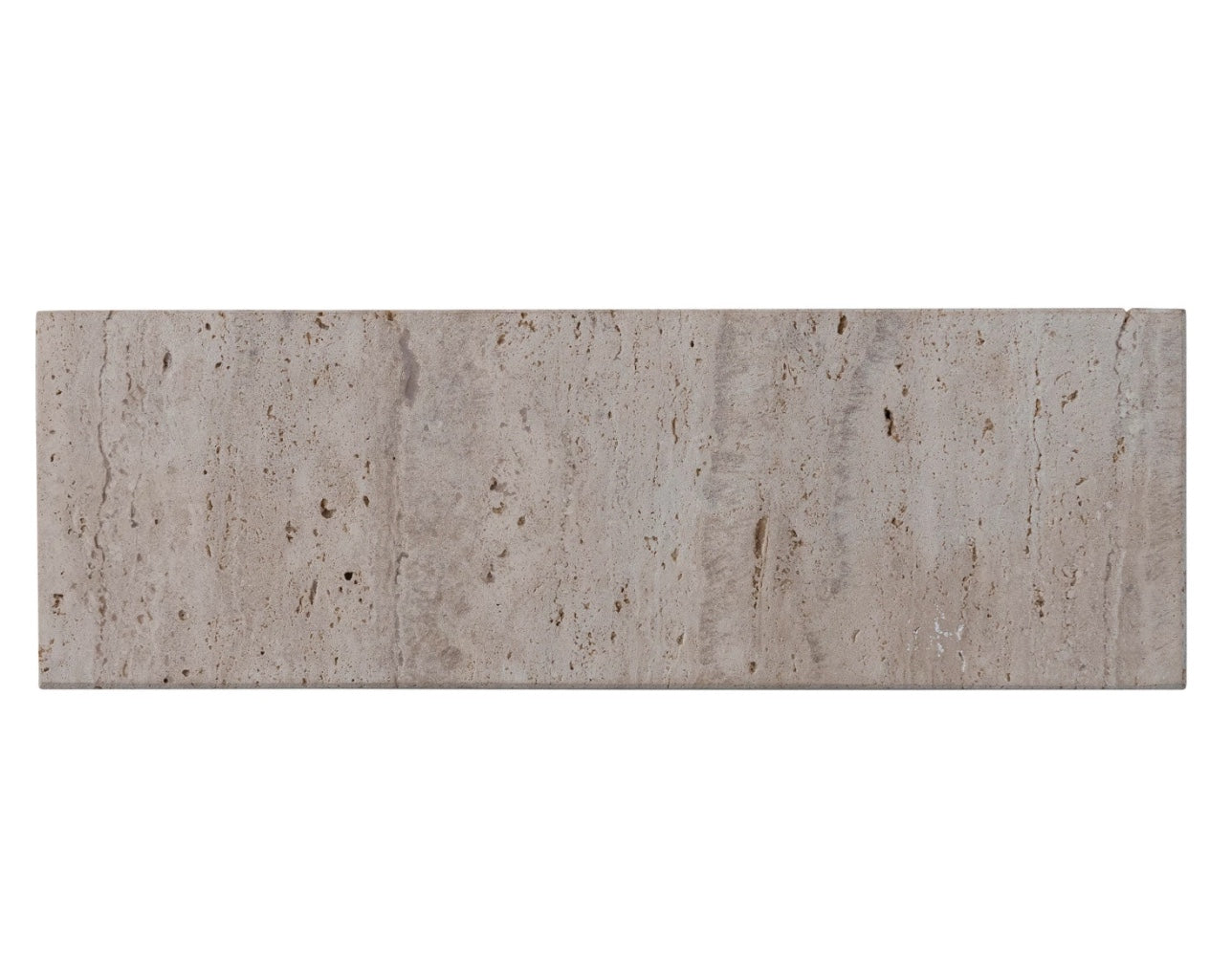 Beige Travertine Footed Tray – buds 'n bloom design studio
