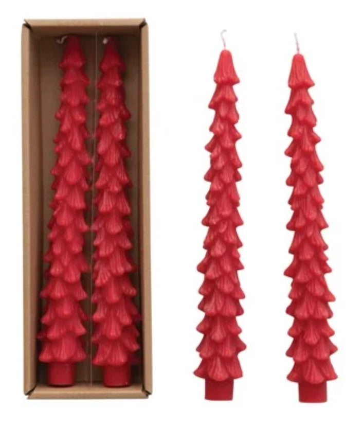 Unscented Tree Taper Candles - Tall – buds 'n bloom design studio